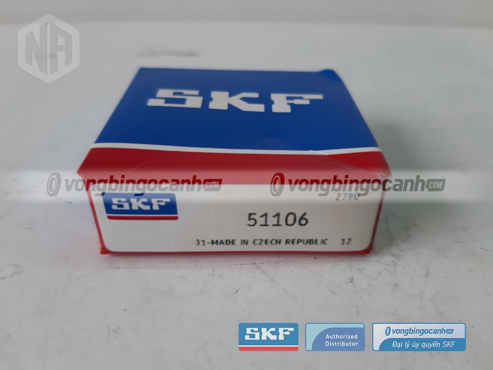 Vòng bi SKF 51106, Giá bán & thông số kỹ thuật vòng bi SKF chính hãng